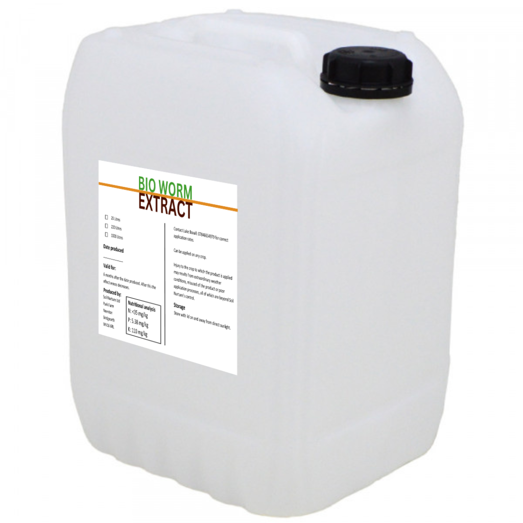 Bio Worm extract – 20L - Soil Nurture - Back to life